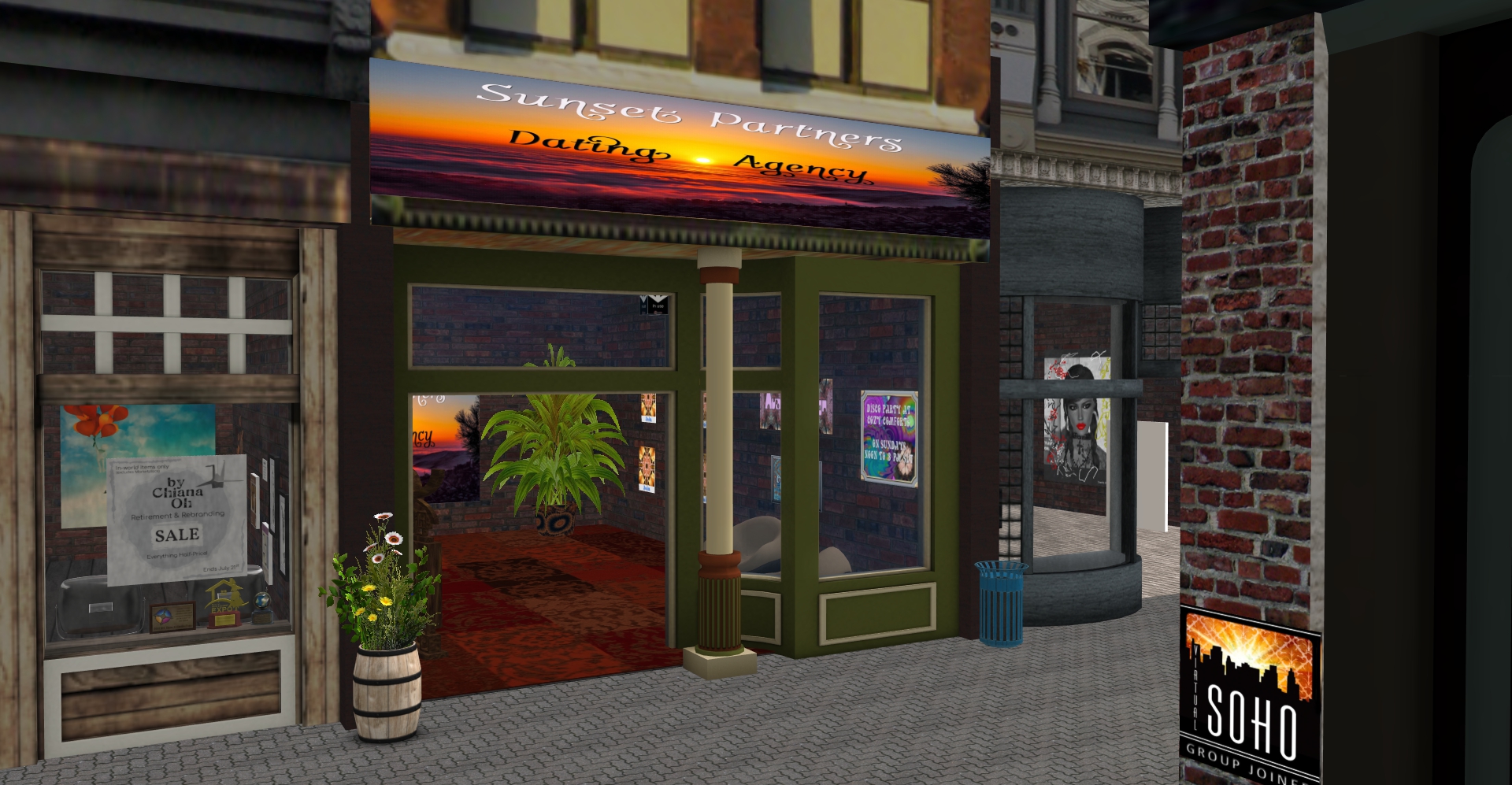 Sunset Partners – Cozy Comforts Club is best for dates!